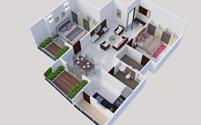 2 BHK Floor Plan - Regrob