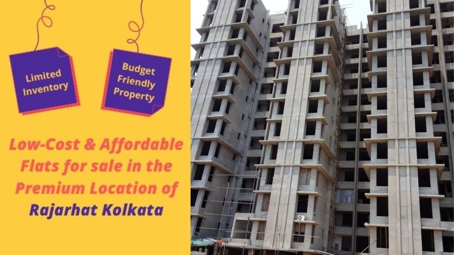 Top 5 Low-Cost & Affordable Flats in Rajarhat Kolkata | 2, 3 BHK Flats