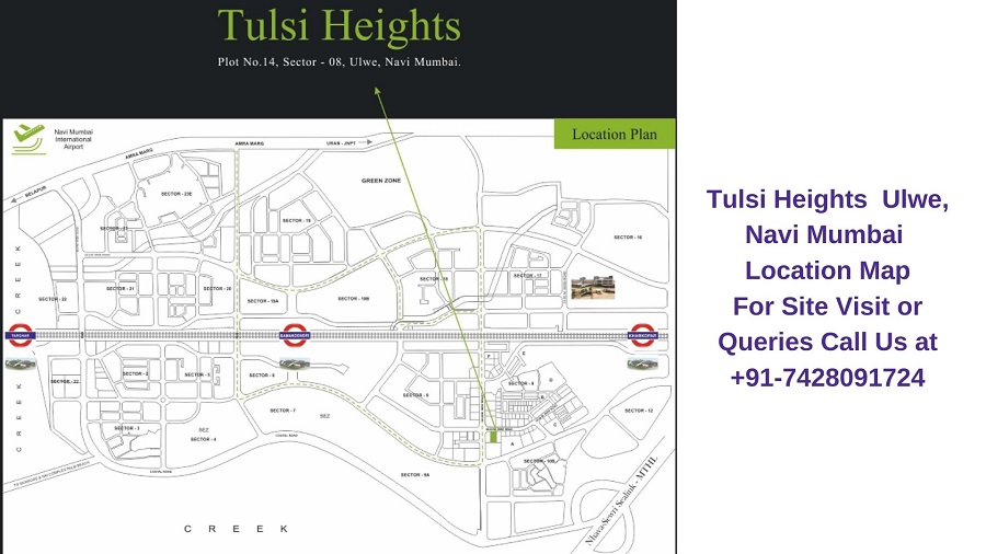 Tulsi Heights Ulwe Navi Mumbai Location Map - Regrob